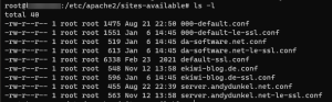 Apache: Activate / deactivate / remove websites and configurations eKiwi.de