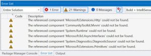 Visual Studio: The referenced component could not be found eKiwi.de