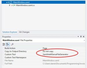 C# / WPF: InitializeComponent does not exist in the current context eKiwi.de